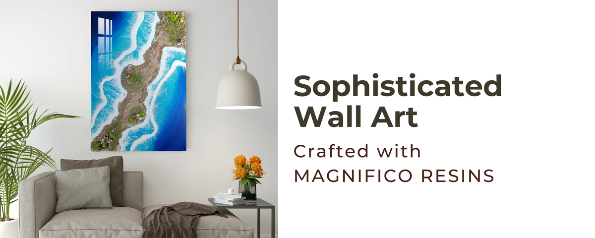 Elegant Resin Wall Art Designed with Magnifico Resins