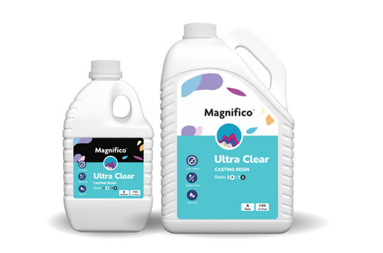Buy Metallic Clear Epoxy Resin - Bubble Free Resins – Magnifico Resins