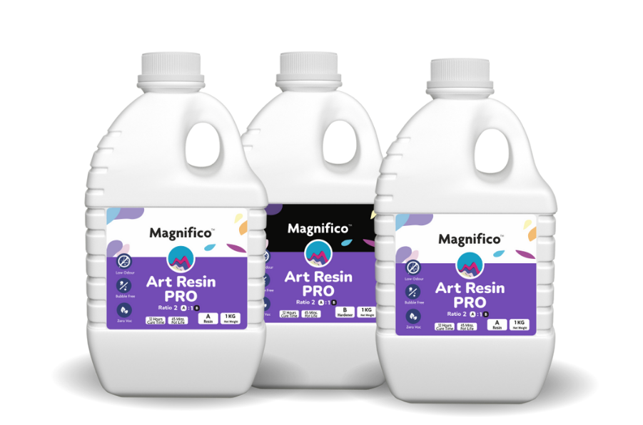 Buy Metallic Clear Epoxy Resin - Bubble Free Resins – Magnifico Resins