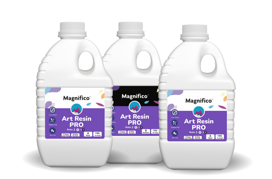Buy Metallic Clear Epoxy Resin - Bubble Free Resins – Magnifico Resins