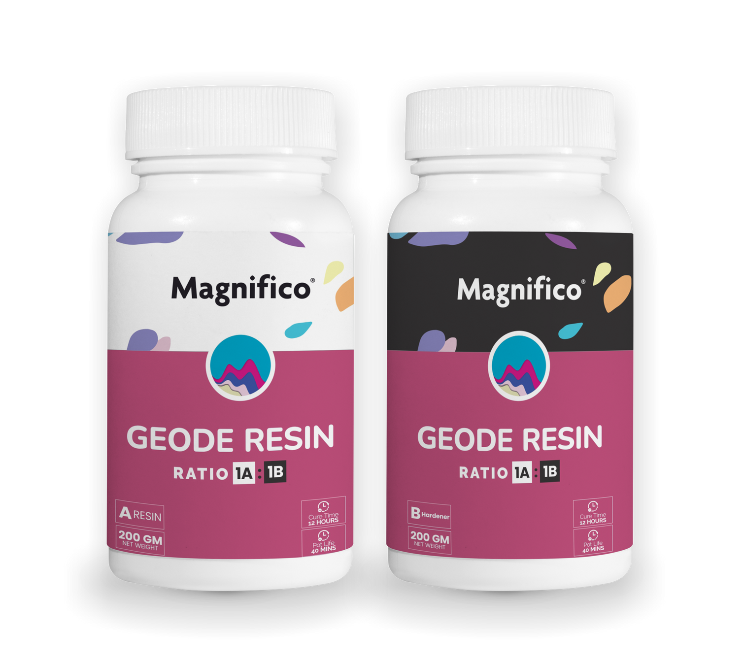 Buy Metallic Clear Epoxy Resin - Bubble Free Resins – Magnifico Resins